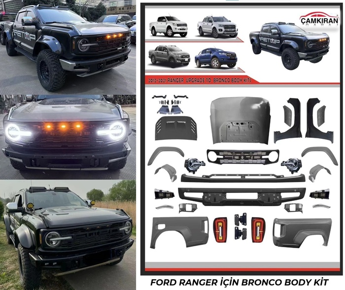 ÇAMKIRAN GARAJ | RANGER T6-T7-T8 İÇİN BRONCO BODY KIT